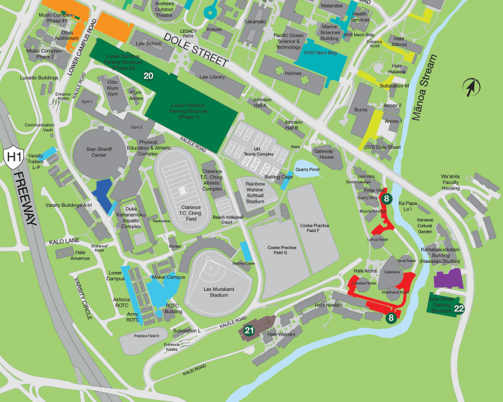 Uhm Campus Map